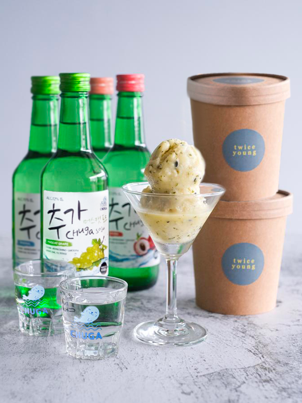 Chuga Soju X Twice Young Collaboration